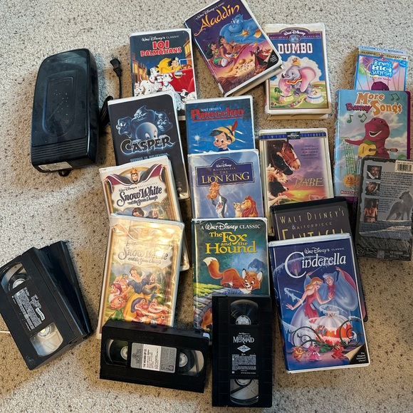 Disney | Other | Disney Vhs Collection Classic Animated Movies | Poshmark